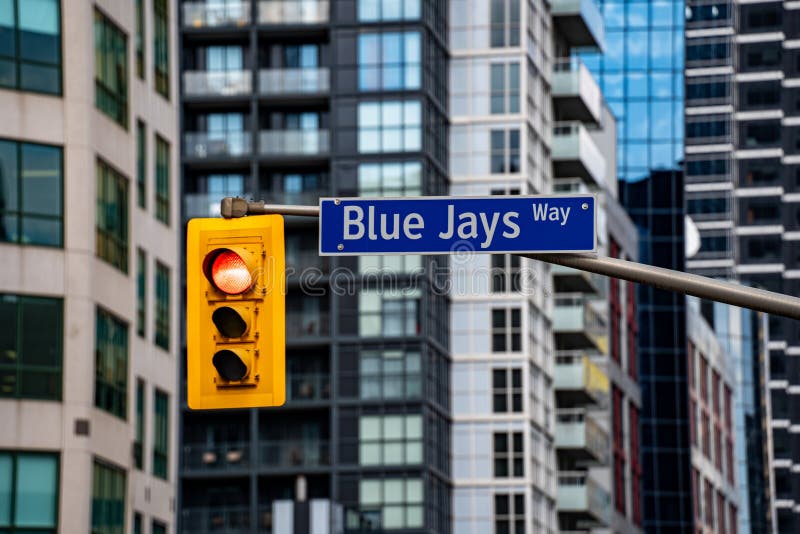 Blue Jays Way Sign in Toronto Stock Photo - Image of urban, road: 336940558