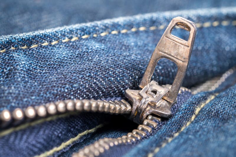 Blue Jean zipper stock image. Image of fastener, clothing - 41199849