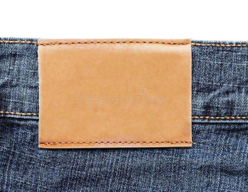 Blue Jeans Label stock photo. Image of classic, industry - 14329078