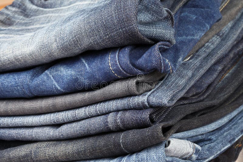 Blue jeans stock photo. Image of pile, iconic, pants - 35434316