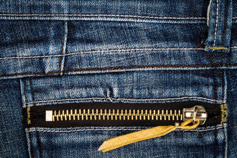 Blue Jeans Texture with Zipper Background Stock Photo - Image of color ...