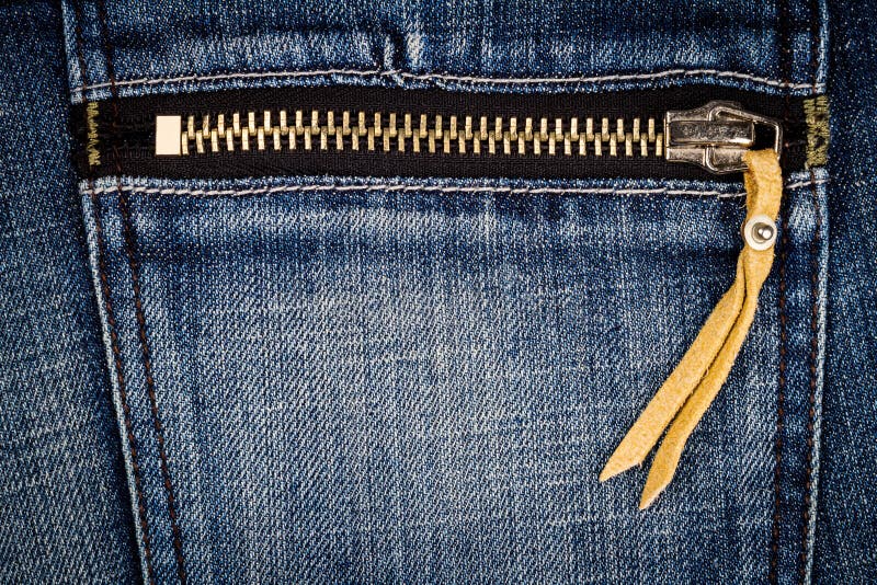 Blue Jeans Texture with Zipper Background Stock Photo - Image of ...