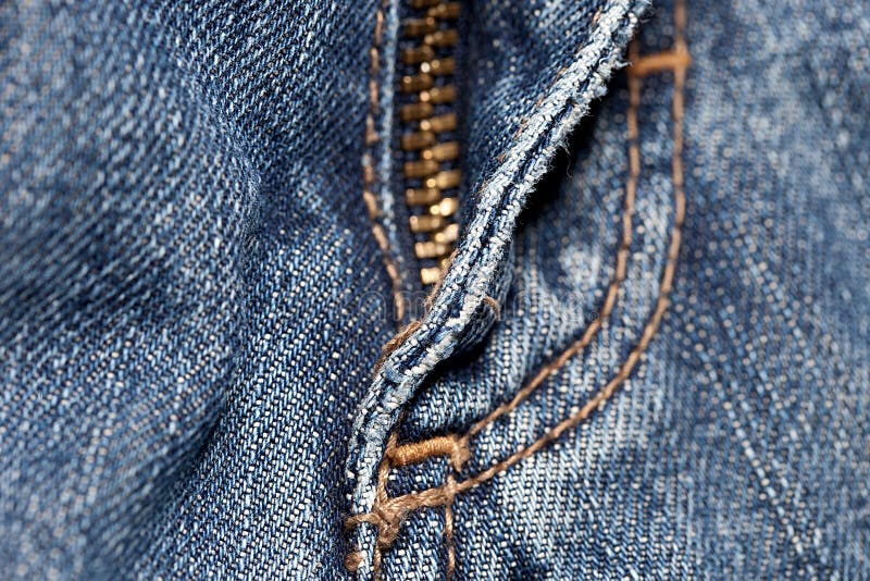 Blue Jeans Wavy with Zipper Stock Photo - Image of bags, tissue: 22163484