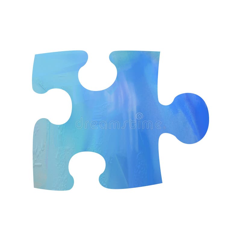 Blue jigsaw piece stock image. Image of connect, puzzle - 66414855
