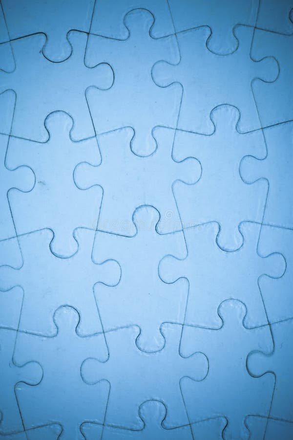 Blue Jigsaw Puzzle Background Stock Image - Image of jigsaw, form ...