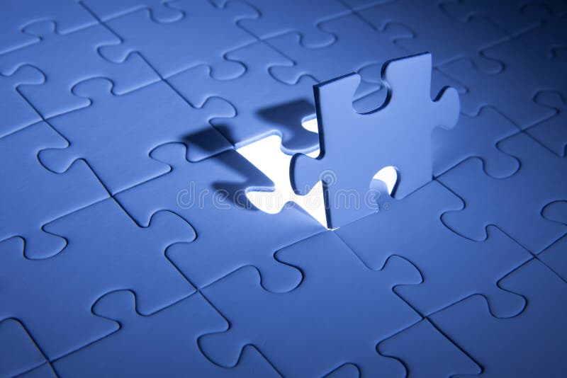 Blue Jigsaw Puzzle. Business Solutions, Solving Problems,science ...