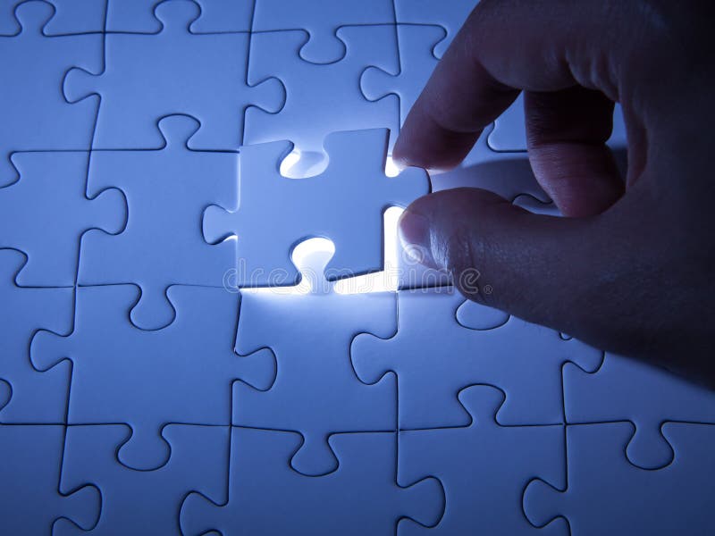 Blue Jigsaw Puzzle. Business Solutions, Solving Problems,science ...