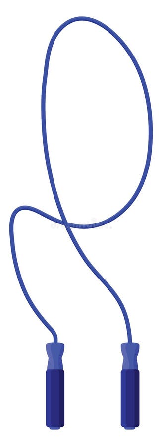 Blue Jumping Trampoline Icon Isolated on Blue Background. White Pennant ...