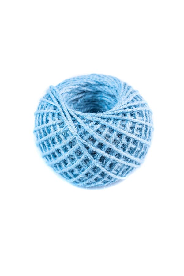 Blue Jute Ribbon for Gift Wrapping, Hobbies and Handicrafts Stock Image ...