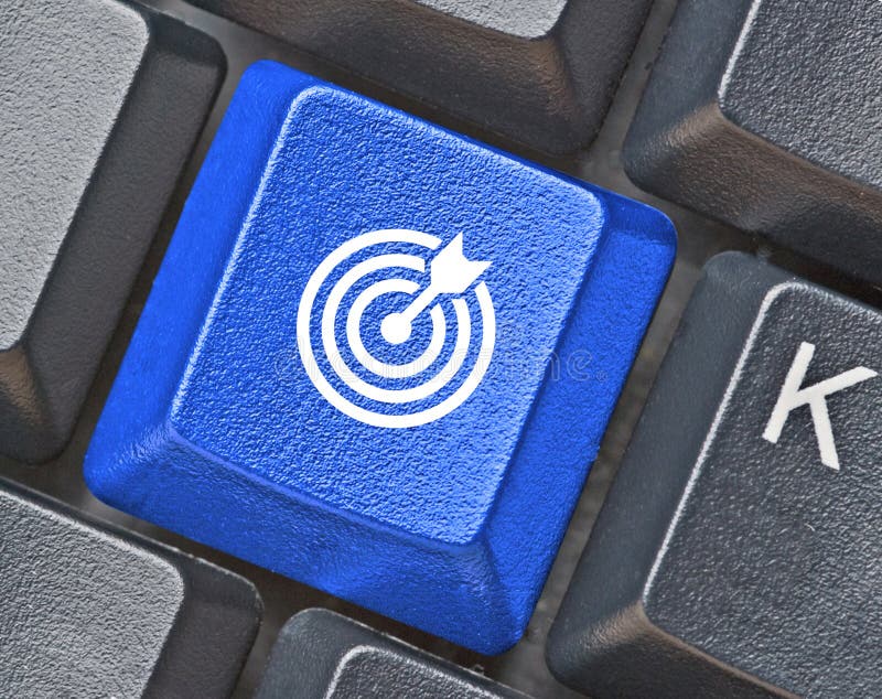 Key for target marketing stock photo. Image of money - 184537502