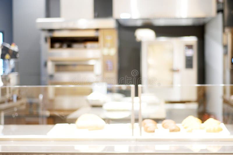 Blue Kitchen Background, Blurred Kitchenware for Restaurant, Cafe ...