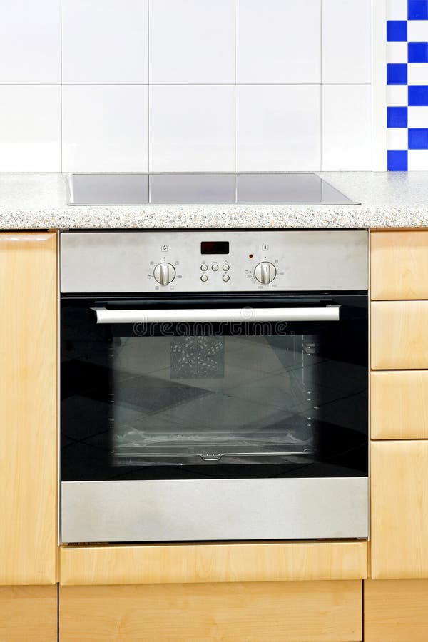 Blue kitchen oven stock photo. Image of interior, decor - 5789274