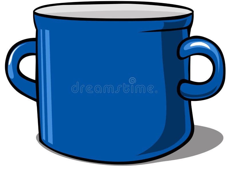 Blue Kitchen Pot - Vector Illustration Stock Vector - Illustration of ...