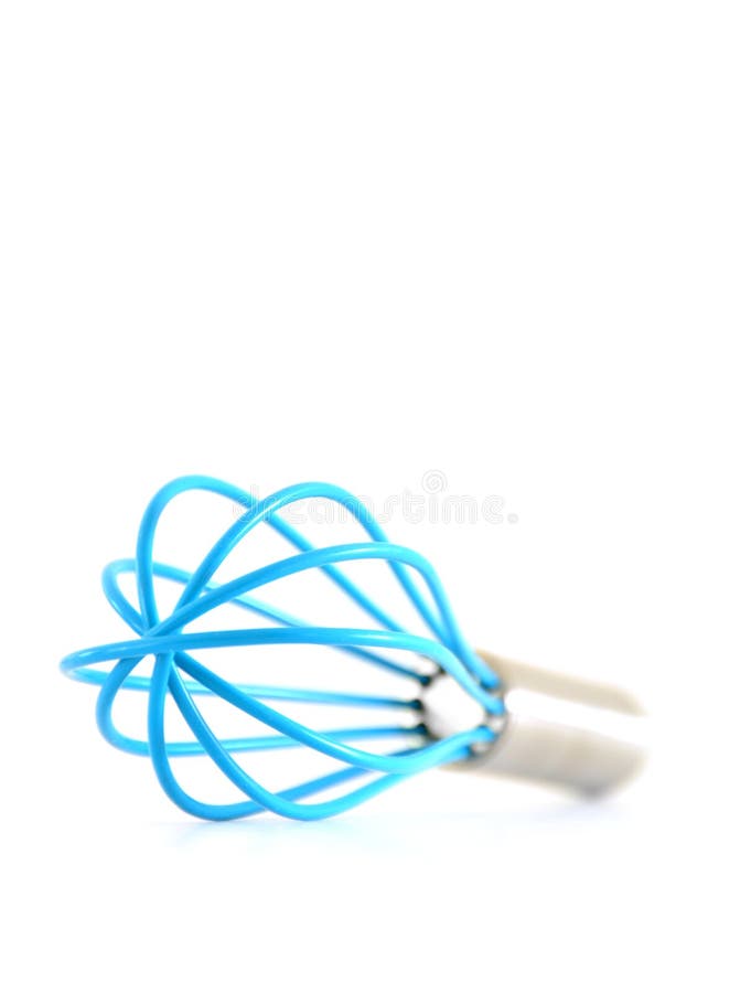 Blue Kitchen Whisk Front View Stock Photo - Image of vertical, view ...