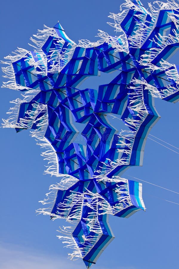 Blue Kite in Flight stock image. Image of gusty, kite - 21004687