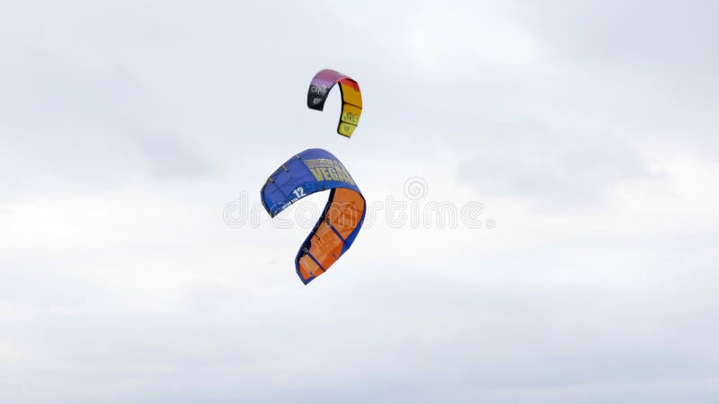 Blue Kite Soaring in the Sky Stock Photo - Image of tail, lifestyle ...