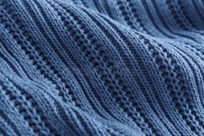 Blue knit fabric stock photo. Image of clothing, cloth - 60627952