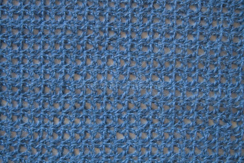 Blue knitted fabric stock photo. Image of color, wollen - 13462186