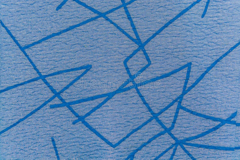 Blue Knitted Fabric with Abstract Lines for Background Stock Photo ...