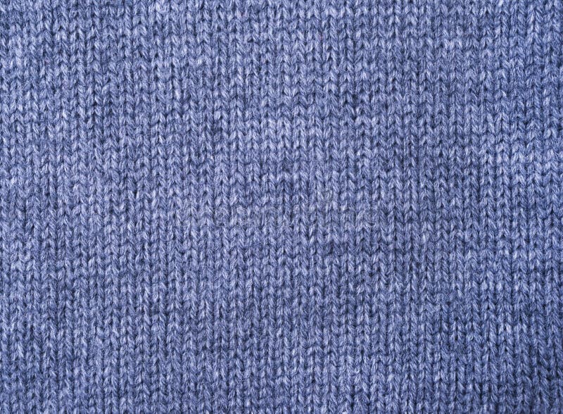 Blue Knitted Fabric Texture Stock Image - Image of square, macro: 66154579