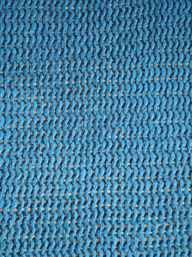 Blue Knitted Textured Background, Knit with Purl Loops Stock Photo ...