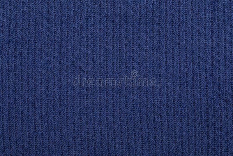 Blue Knitting Fabric Textured Background Stock Image - Image of melange ...