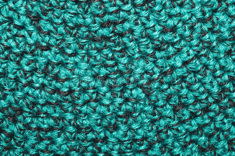 Blue Knitting Wool Texture Background Stock Photo - Image of fiber ...