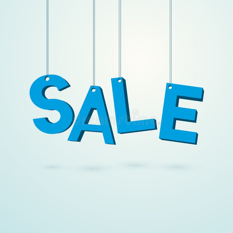 Sale Symbol Percent Discounts and Icon on a Background Stock Vector ...