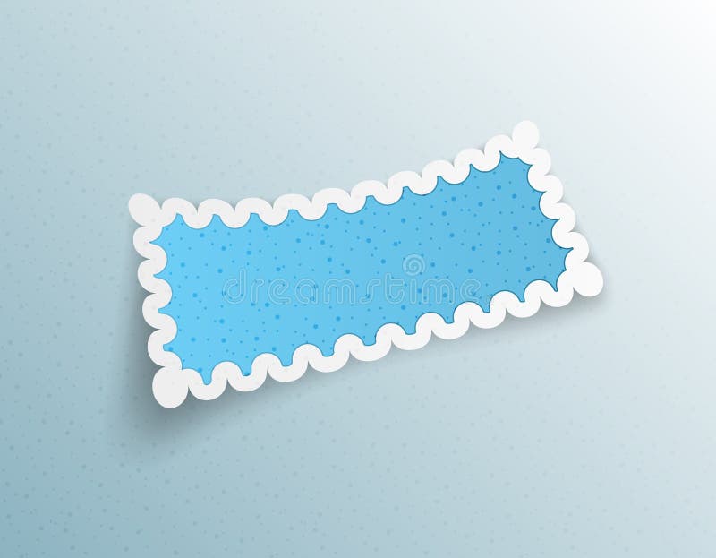 Blue label. stock illustration. Illustration of graphic - 74605962