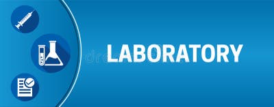 Blue Laboratory Background Illustration Banner Stock Vector ...