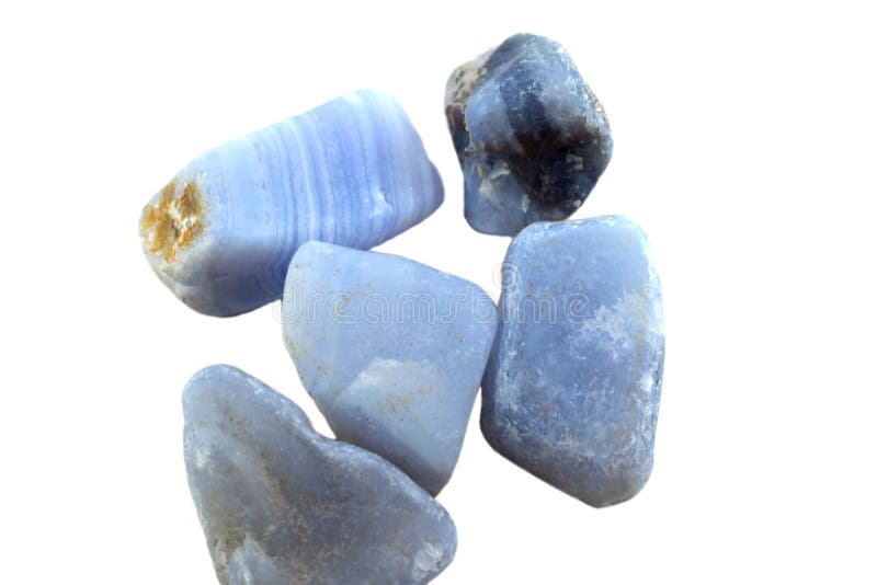 Blue Lace Agate Lot stock image. Image of gemstone, agate - 175134921
