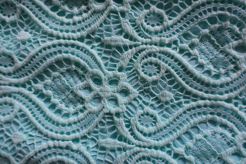 Blue lace fabric stock photo. Image of pattern, cloth - 89805524