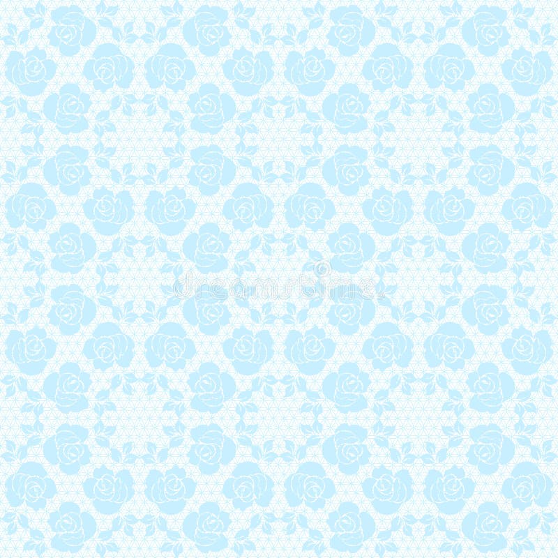 Blue lace pattern stock vector. Illustration of repeating - 97085957