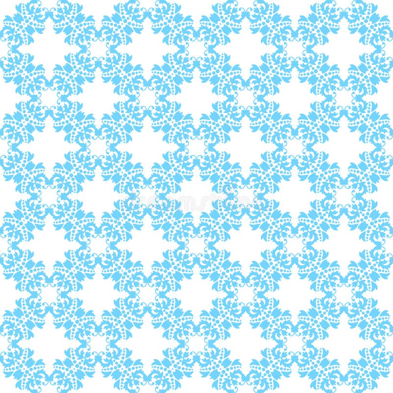 Blue lace pattern stock vector. Illustration of textile - 45732388