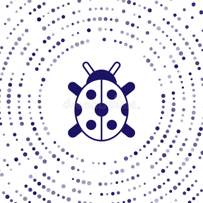 Blue Ladybug Fathers Day Card Stock Illustration - Illustration of ...