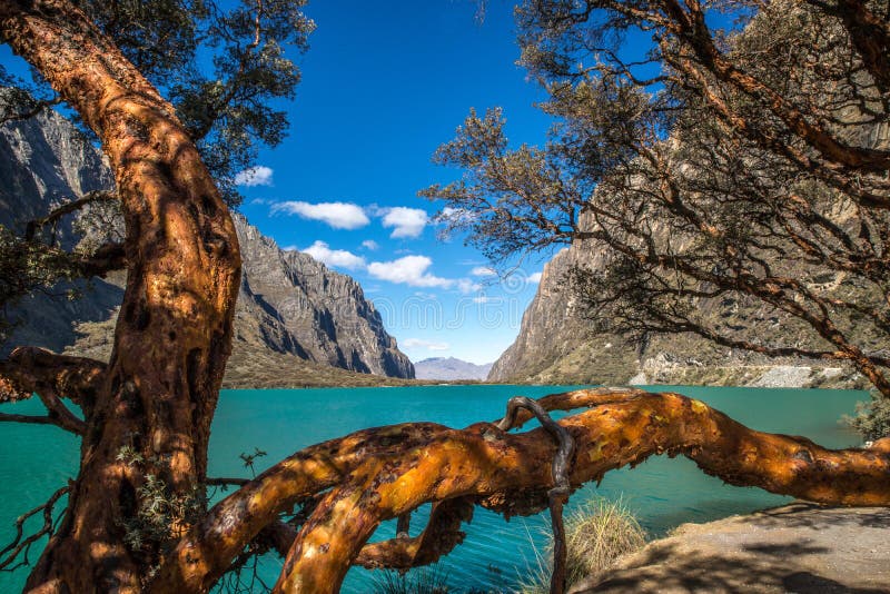 Blue lagoon stock photo. Image of peruvian, landscape - 59143622