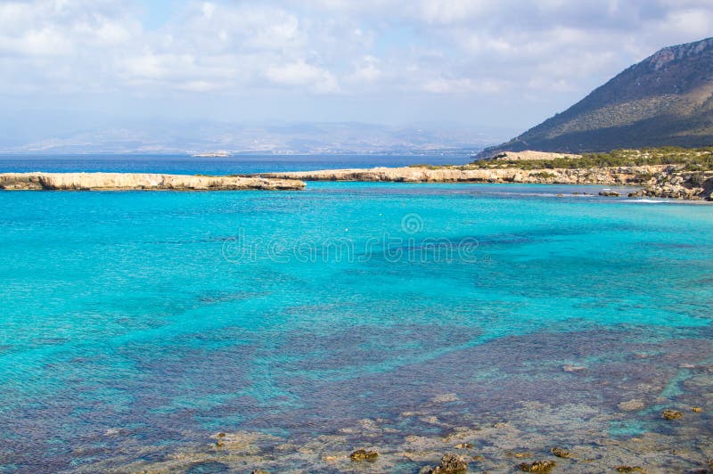 Blue lagoon coast stock photo. Image of akamas, destination - 40810718