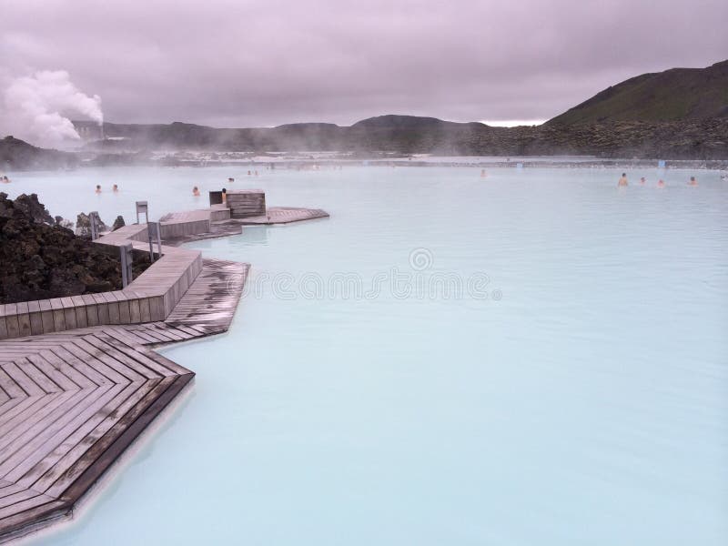 Blue lagoon of Iceland stock photo. Image of david, water - 60828220
