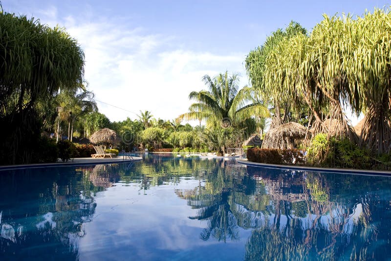 Blue Lagoon Pool stock photo. Image of blue, vacation - 5616232