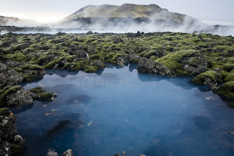 Blue Lagoon stock image. Image of rocks, geothermal, silica - 54048071