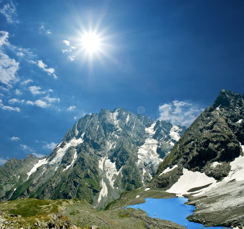 Blue lake stock photo. Image of magnificent, snow, blue - 11465612