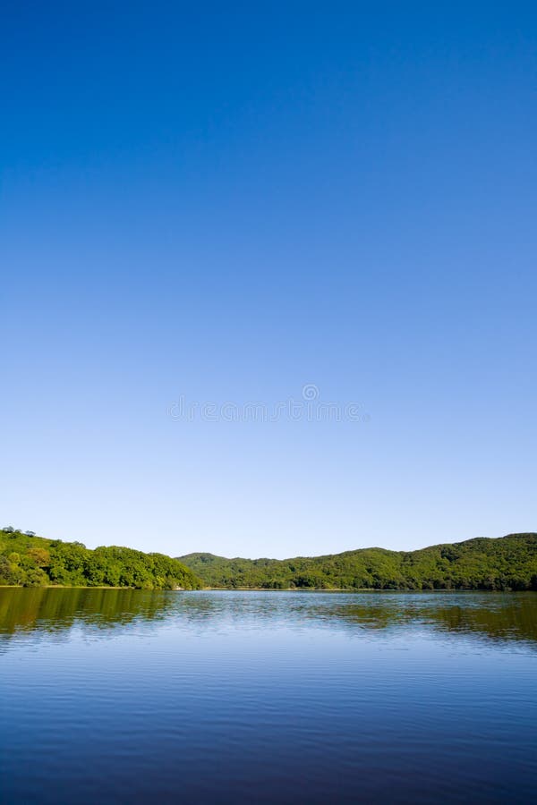 Blue Lake in the Early Morning in Sri Venkateswara Wild Forest ...