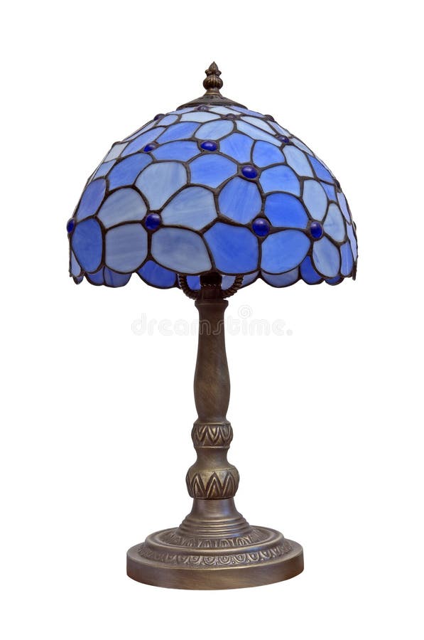 Blue lamp stock photo. Image of retro, electric, classic - 59173810