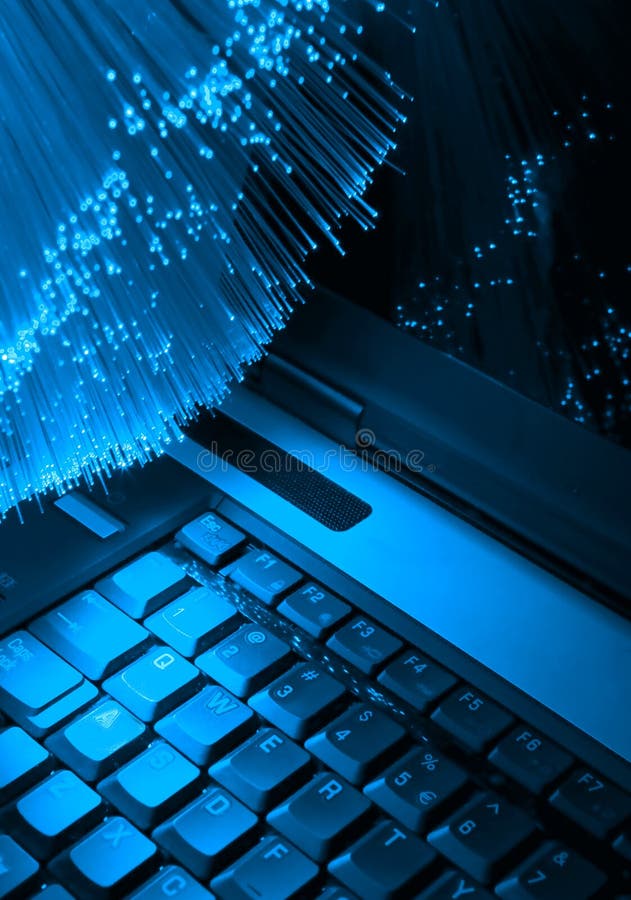 Blue Laptop Good for Background Stock Image - Image of mail, numbers ...