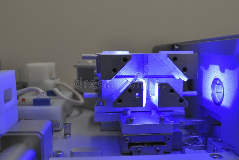 Blue laser stock photo. Image of technology, optics, modern - 24115846