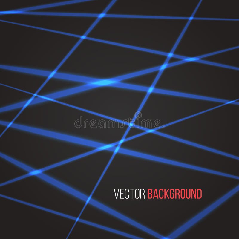 Blue Laser Grid or Net Background Vector Stock Vector - Illustration of ...