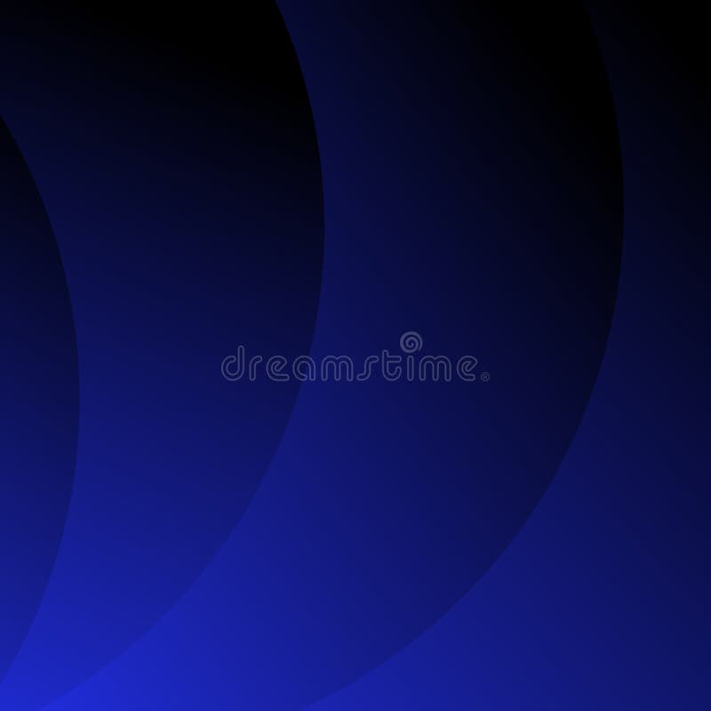 Blue Layered Curve Design Abstract Seamless Pattern Stock Illustration ...