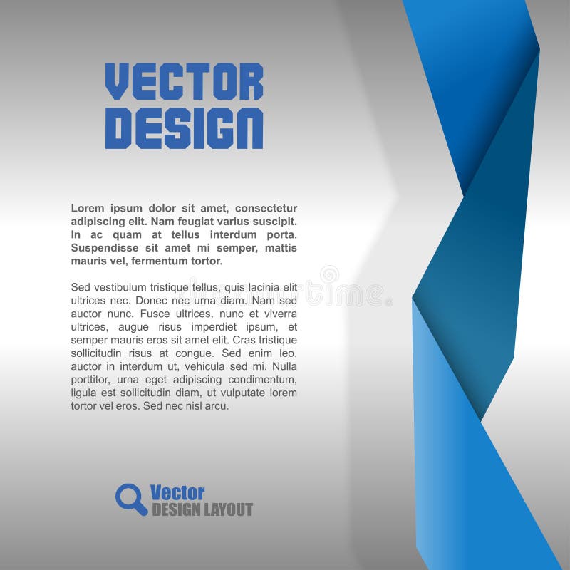 Blue Layout stock vector. Illustration of layout, info - 37702885