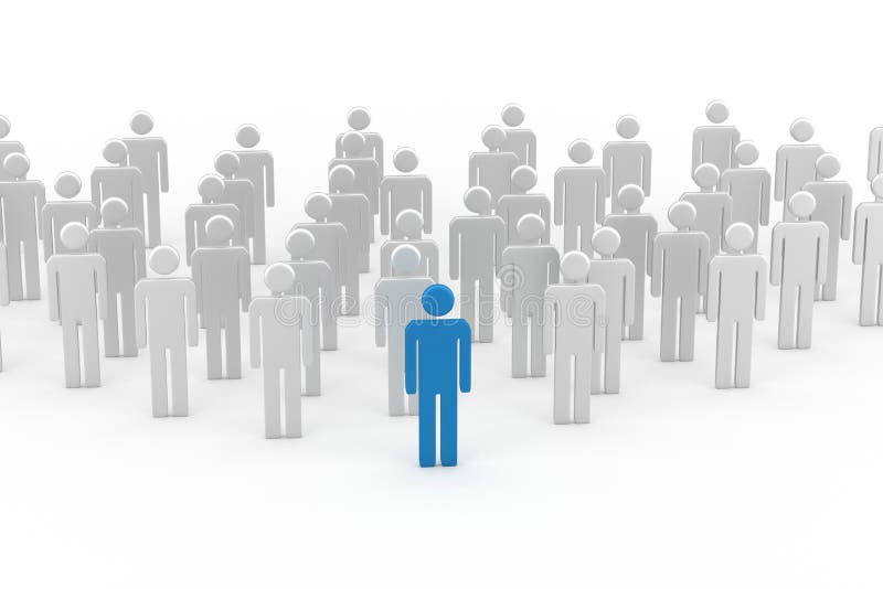 Blue leader arrow stock illustration. Illustration of business - 115633213