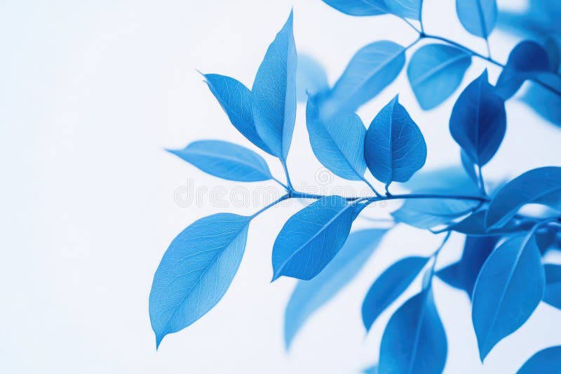Blue leafed plant stock image. Image of blue, generated - 374253079
